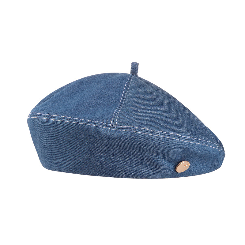 JEANS/DENIM BERET HAT