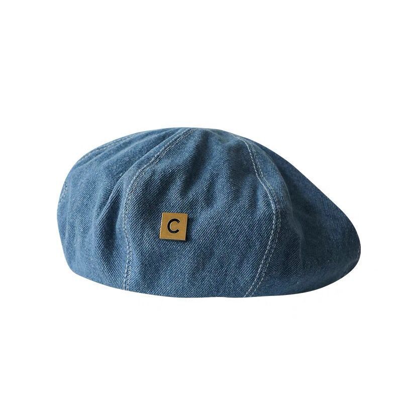 JEANS/DENIM BERET HAT