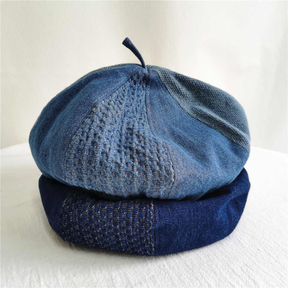 JEANS/DENIM BERET HAT