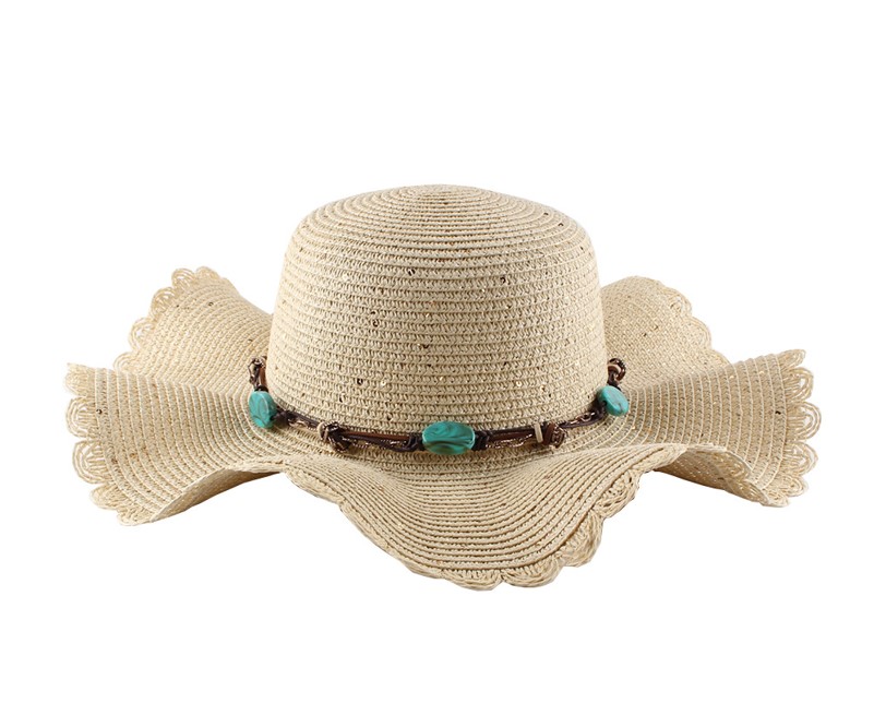 DECORATED STRAW HAT