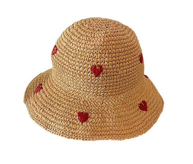 EMBROIDERY STRAW HAT
